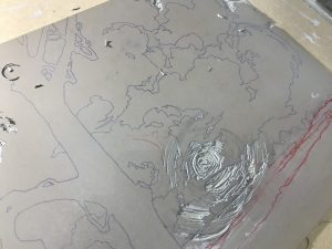 How it’s made: reduction linocut my way… | Laura Boswell’s Studio Diary