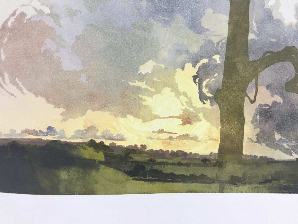 How it’s made: reduction linocut my way… | Laura Boswell’s Studio Diary